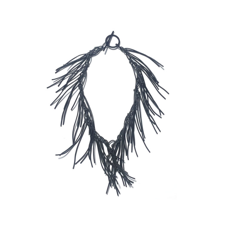 Black Barbed Wire Necklace - SCAR-ID